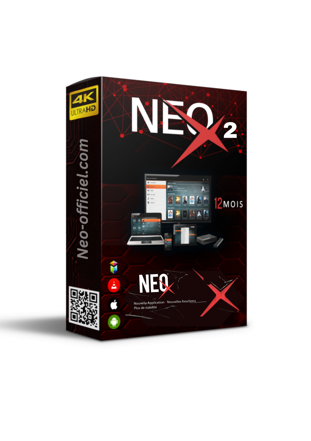 NEO TV Pro2 Abonnement 12 mois code Iptv neotv, neox2, neox2, apps ...